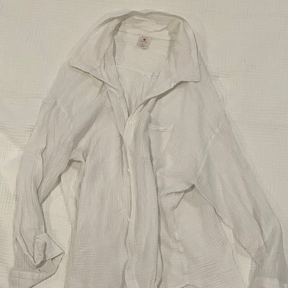 Shade & Shore | Shirts | Shade Shore Textured White Button Down Shirt ...
